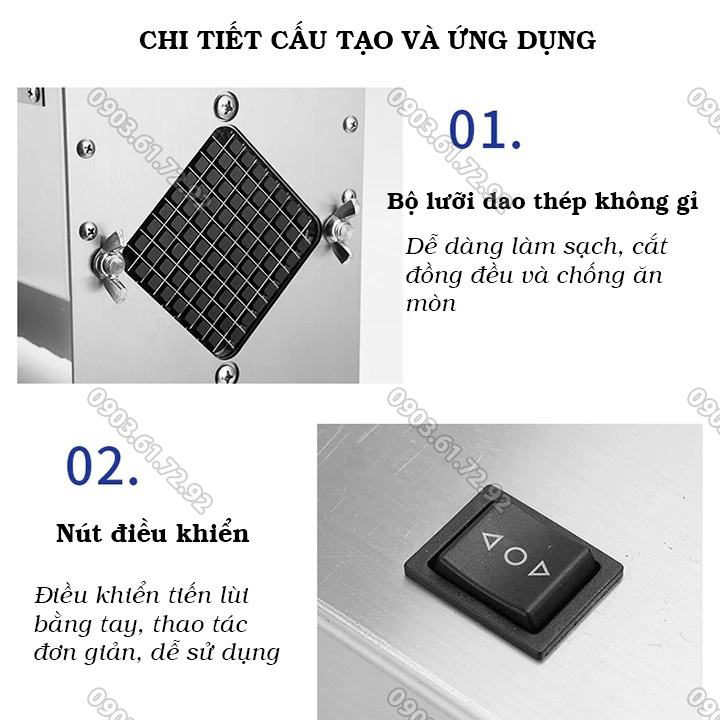 Máy Cắt Cọng Khoai Tây Củ Quả Đa Năng YL04